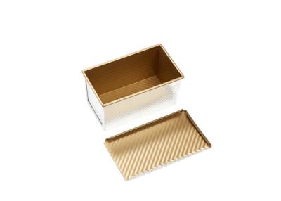 China Non Stick 750g 316x100x116mm Small Loaf Baking Pan Aluminized Steel 0.8mm for sale