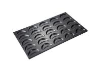 China 1.0mm 850x500x18mm 25 Links Croissant Tray Stainless Steel Baking Pan for sale