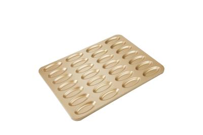 China PTFE Coated 0.8mm Aluminized Steel Bakeware 800x600x25mm Industrial Baking Tray for sale