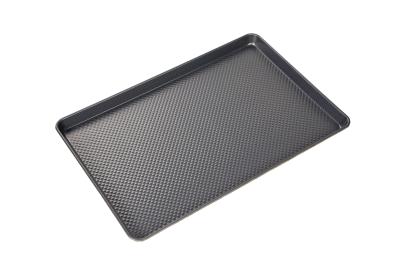 China PTFE Nonstick Aluminum Sheet Pan 600x400x20mm 1.5mm Thick Commercial Baking Tray for sale