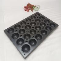 China Customized 1.0mm Al-Steel Nonstick Cake Baking Tray 600x400mm Spheroidal Pan for sale