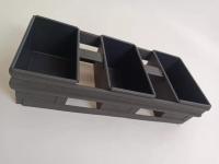China heat insulation Rustproof Three Straps Loaf Aluminum Pan Set for sale