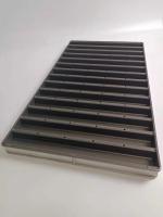 China 14 Rows 720x400x36.5mm Aluminum Baguette Baking Tray 1.0mm Nonstick PTFE for sale