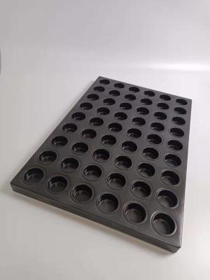 China Silicone Coated 54 Cup Muffin Cake Baking Tray 600x400mm Al Steel Nonstick for sale