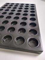 China Silicone Coated 54 Cup Muffin Cake Baking Tray 600x400mm Al Steel Nonstick for sale