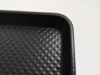 China Aluminized Steel PTFE Corrugated Aluminized Steel Cookie Sheet Bakeware for sale