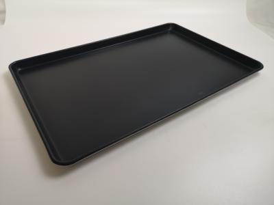 China Aluminum Alloy 1.2mm Oven Cupcake Tray Round Corner PTFE Nonstick Baking Pan 600x400mm for sale