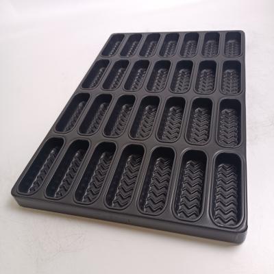 China 28 Cavity Non Stick Cake Baking Tray 590x390mm 1.0mm Al Steel PTFE Coated for sale