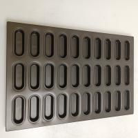 China Aluminum Steel Non Stick Bun Tray 30 Cavity 600x400mm PTFE Coating for sale
