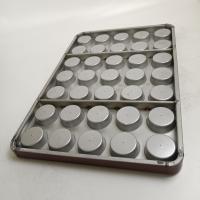 China 35 Cavity Aluminum Steel Round Cupcake Tray 0.8mm Thickness Durit PTFE Nonstick for sale