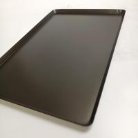 China PTFE Surface Round Corner 1.5mm Thickness  Baking Aluminum Tray for sale