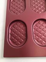 China 9 Cavity PTFE Nonstick Waffle Baking Tray Pan 0.8mm Al Steel 594x394mm for sale
