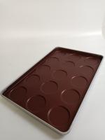 China Perforated Hamburger Bun Mold Pan 600x400x30mm Non Stick PTFE Coating for sale