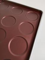 China Perforated Hamburger Bun Mold Pan 600x400x30mm Non Stick PTFE Coating for sale