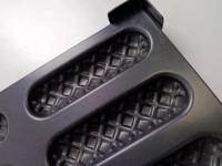 China 24 Cavity PTFE Non-Stick Oval Waffle Hot Dog Mold Pan 725x405mm for sale