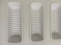 China PTFE 720*400*30mm Flat Bar Corrugated  Wirecutter Loaf Pan for sale