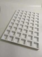 China 54 Cups Square Aluminum Bun Baking Pan Non Stick Silicone Coating 600x400x26mm for sale