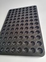 China 96 Cups Pudding Non-Stick Silicone Baking Pan 600x400x40mm 1.0mm Al-Steel for sale
