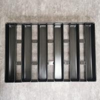 China Silicone Coated Non Stick 6 Strapped Deep Drawn Baguette Tray Mould 400x600mm for sale