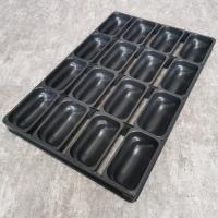 China 16 Links PTFE Coated Aluminized Steel Cake Pan Non Stick 1.0mm Thickness 588x390mm for sale