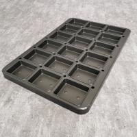 China 18 Cavity Rectangle Bread Pan 590x390x30mm PTFE Nonstick Baking Tray 1.0mm Al Steel for sale