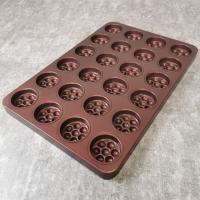 China 24 Cavity 1.0mm Puff Pastry Baking Tray 600x400mm PTFE Non-Stick for sale