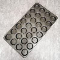 China 28 Cavity Cake Baking Tray 720x400x35mm Aluminum Steel PTFE Nonstick 1.0mm for sale