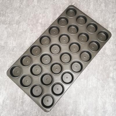China 28 Cavity Cake Baking Tray 720x400x35mm Aluminum Steel PTFE Nonstick 1.0mm for sale
