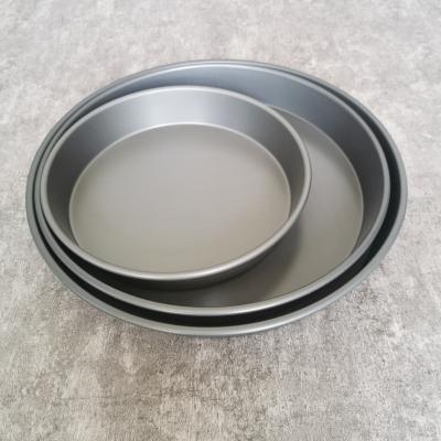 China Non Stick 11 Inch 280x272x25mm Aluminum Alloy Pizza Baking Tray for Commercial Use for sale