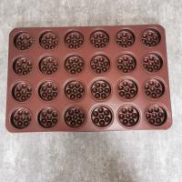 China 24 Cavity Non Stick Baking Pan 1.0mm Aluminum Steel Cake Pan 600x400x30mm for sale