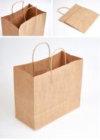 China Kraft Paper Tote Bag For Storage Baking Gift Bags for sale