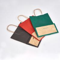 China Handbag Colored Kraft Paper Hand-held Gift Bag Packaging Bag for sale