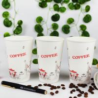 China Foam Paper Cup PE Flocking Foam Double Coated Film Hot Beverage Cup for sale
