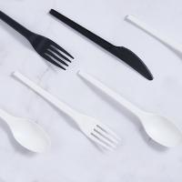 China Disposable Fully Biodegradable Cutlery With Knives Forks Spoons for sale