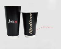 China Hollow Cup Insulated And Thickened Double-layer Hot Drink Paper Cups for sale