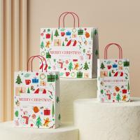 China Gift Bag Kraft Paper Bag Size Handheld Birthday Gift Bag for sale