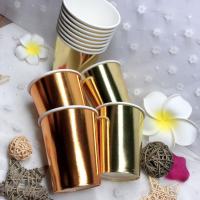 China Festival Party Disposable Cups Cold Drinks Paper Cups for sale