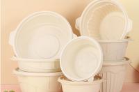China Corn Starch Based Biodegradable pPackaging Bowls With Lid for sale