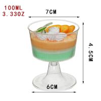 China Disposable Pudding Cup Ice Cream Custard Dessert Cup for sale