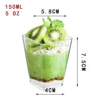 China PS Disposable Plastic Jelly Pudding Cups 5OZ for sale