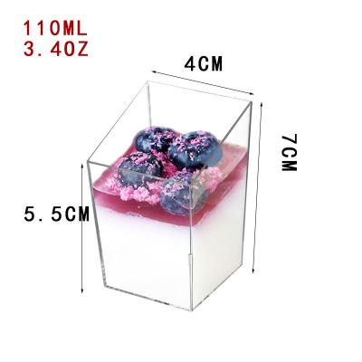 China Hot Sale Disposable Ice Cream PS Mousse Dessert Cups for sale