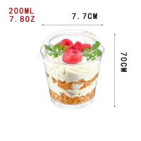 China Hot Sale Disposable Ice Cream Dessert Cups with Lid for sale