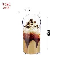 China Eco Friendly Disposable Plastic Ice Cream Mousse Desert Cup Mini Dessert Cups for Party Supply for sale