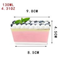China 130ml Disposable Dessert Pudding Cup with Lid for sale