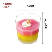 China Disposable Dessert Pudding Cup With Spoon for sale