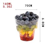 China Disposable Dessert Pudding Cup With Spoon for sale