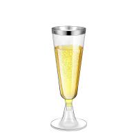 China Transparent Plastic Wedding Wine Glass for sale