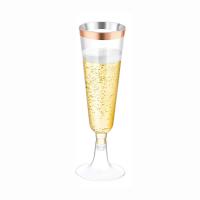 China Clear Wine Glass Plastic Champagne Glass for sale