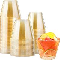China Plastic Wine Glass Stemless Wine Glass Wholesale High Quality Plastic Champagne Glass for sale