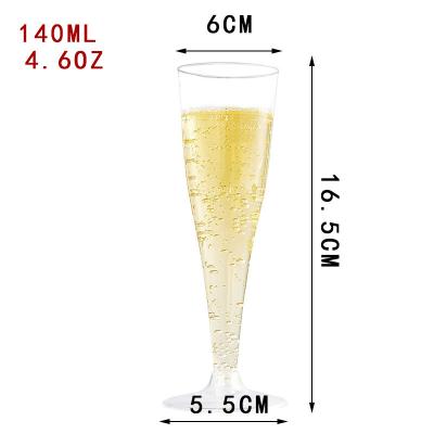 China Plastic Champagne Flutes Plastic Champagne Glasses Premium for sale